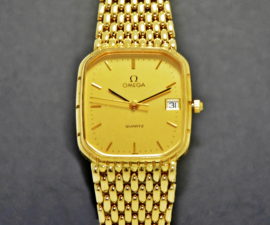 Reloj Omega quartz oro. | Joyería La Familia